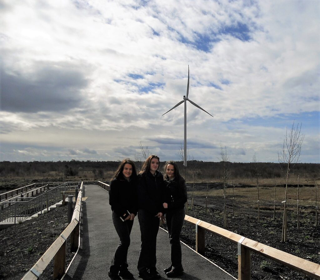 2nd Year Geography Students visit Mount Lucas Wind Farm – Coláiste Clavin